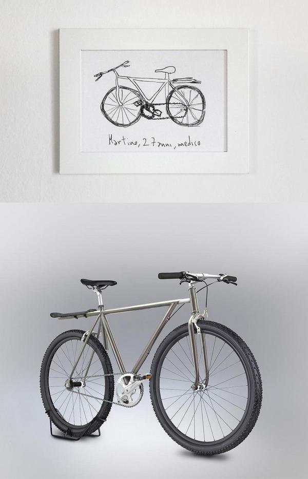 Zo zien fietsen die mensen uit hun hoofd tekenen er in het echt uit (11 ...