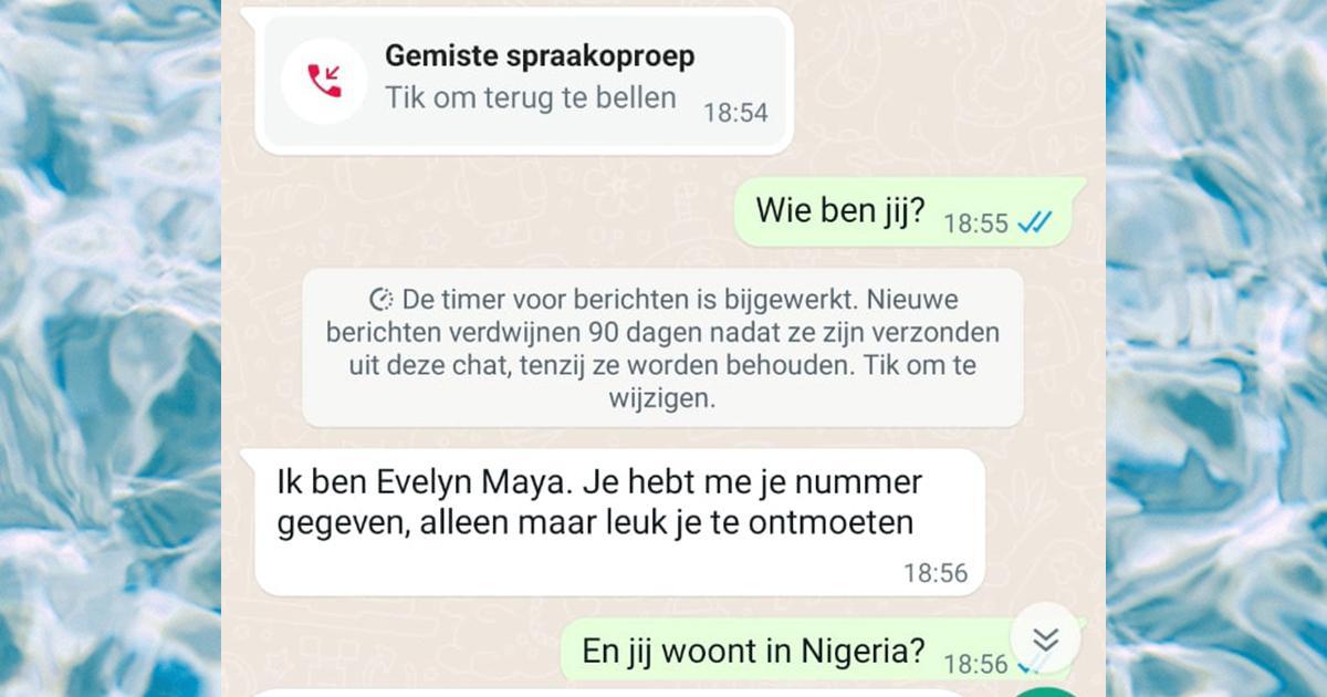 Oplichter Evelyn is hier niet voor grappen en wil wel graag serieus genomen worden tijdens het ...